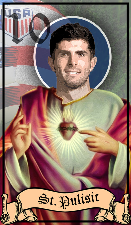 Christian Pulisic Prayer Candle – Tainted Saint LLC