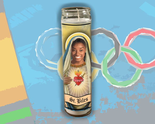 Simone Biles Prayer Candle – Tainted Saint LLC